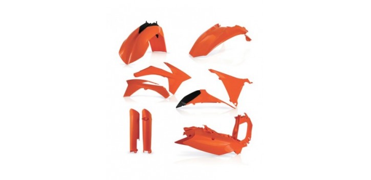 ORANGE PLASTIC KIT FOR KTM EXC / EXC-F – MODELS EXC 2012