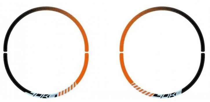 KTM STICKER KIT FOR THE OUTER RIM OF THE WHEEL FOR ROAD MODELS